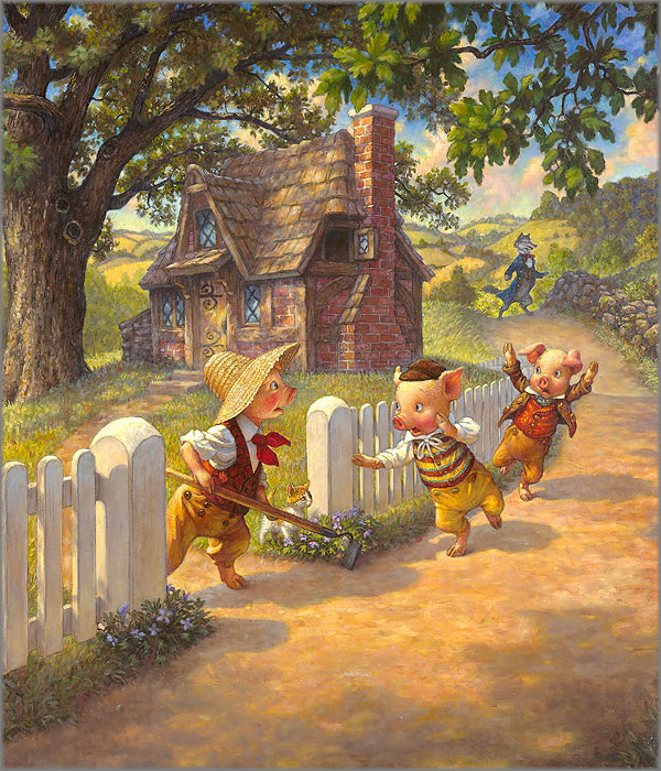 Scott Gustafson - Three Little Pigs: ART