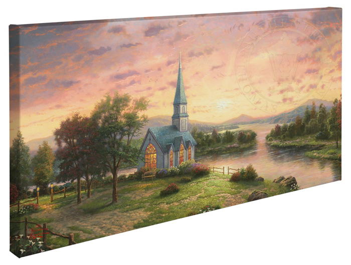 Thomas Kinkade - Sunrise Chapel: ART