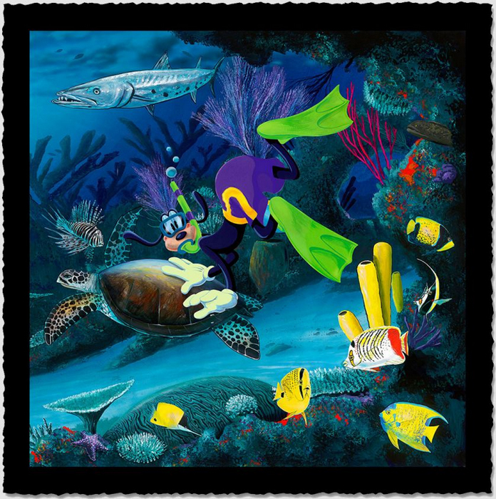 Wyland, Disney Fine Art limited edition giclee canvases